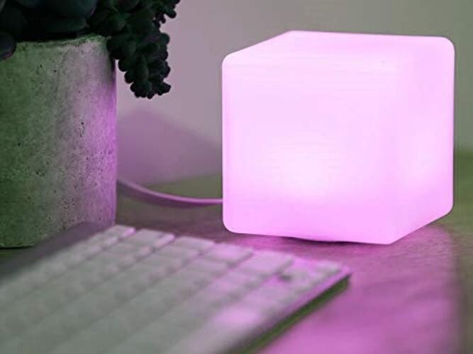 8" Rechargeable RGB LED Light Cube: Waterproof, 16 Colors, 4 Modes ...