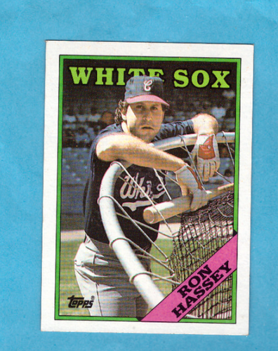 1988 Topps Baseball Card #458 Ron Hassey White sox | eBay