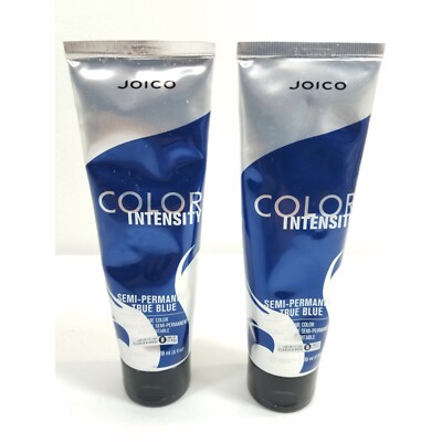 2X Joico Color Intensity Semi-Permanent Colors True Blue Creme Color 4 ...