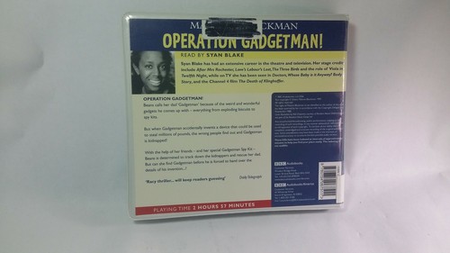 Operation Gadgetman! Audiobook 3 CD Set Malorie Blackman Unabridged 3 ...