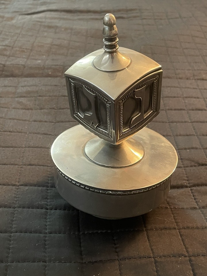 Dreidel Metal Music Box, Happy Chanukah, Judaica, Plays Oh Dreidel | eBay