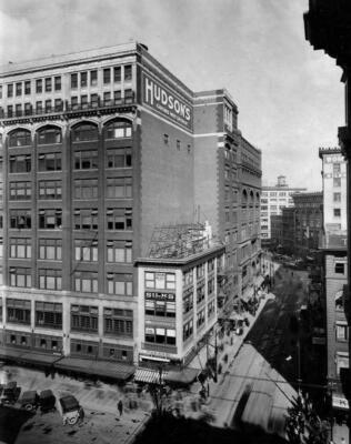 JL HUDSON BUILDING DETROIT GLOSSY POSTER PICTURE PHOTO BANNER PRINT ...