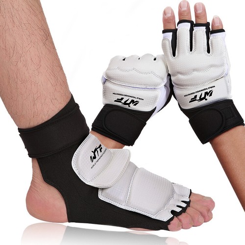 Taekwondo Foot Hand Guard Protector Martial Art Sparring Instep Gear ...
