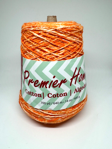 Premier Home Cotton/Polyester Yarn Cone - 14oz 700yds - Tangerine ...