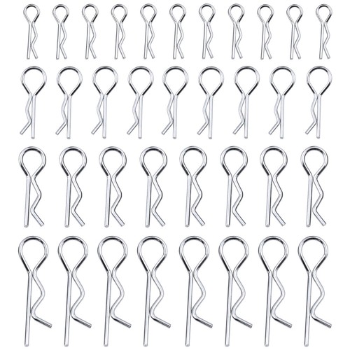 100pcs RC Car Body Clips R Shell Cotter Pins for Traxxas Slash Rustler ...