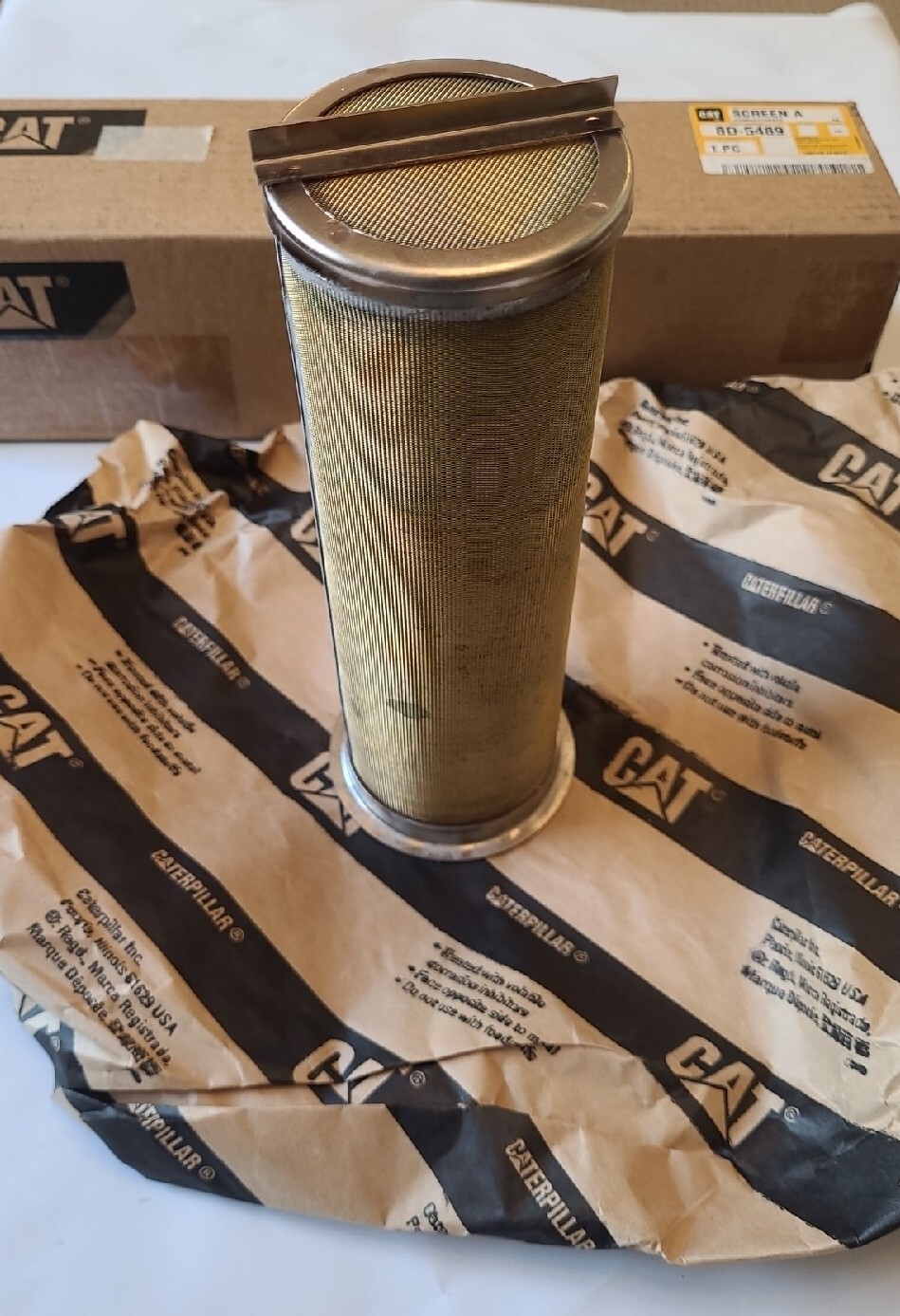 Genuine CAT Screen Assembly 8d-5489 Caterpillar Fluid Filter Element ...