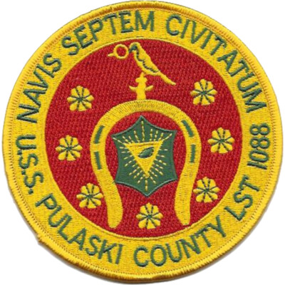 USS Pulaski County LST 1088 Tank Landing Ship Patch | eBay