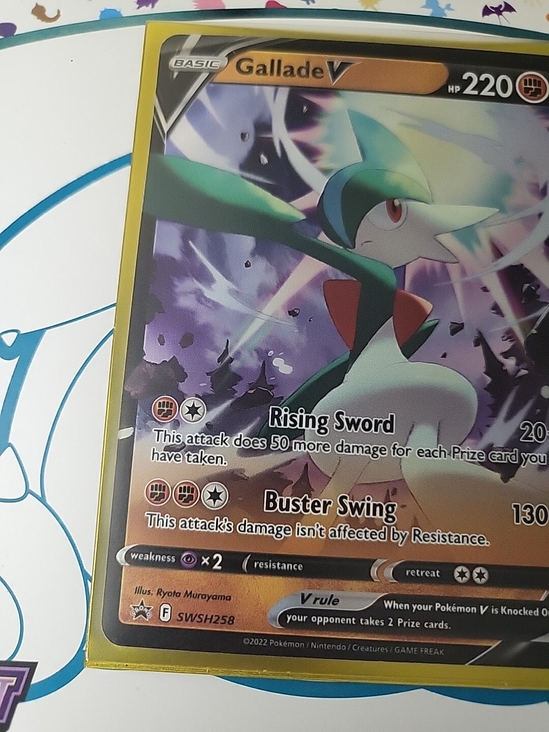 Pokémon TCG Gallade V SWSH Black Star Promos SWSH258 Holo Promo | eBay
