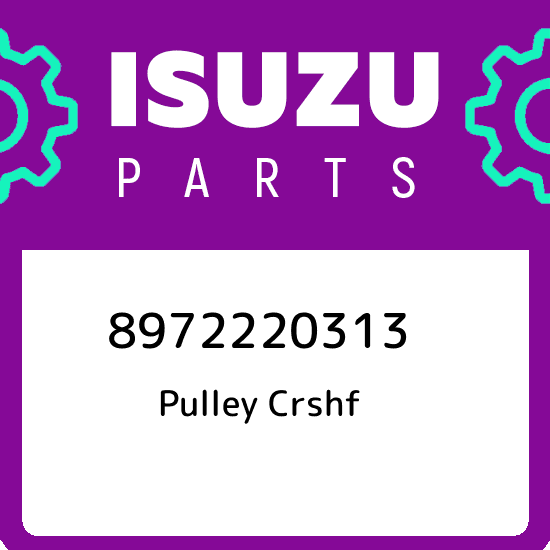 8972220313 Isuzu Pulley crshf 8972220313, New Genuine OEM Part | eBay