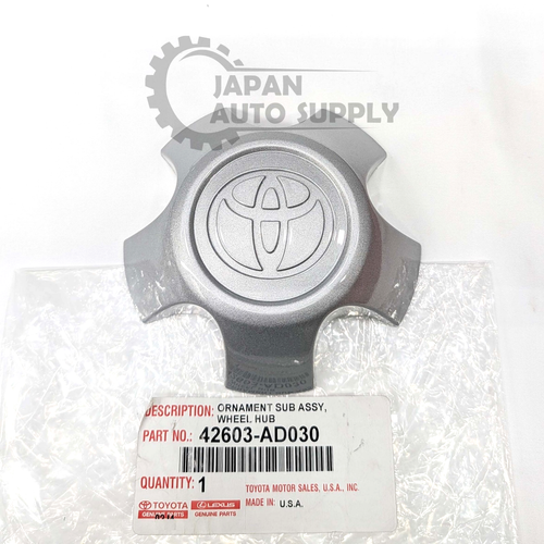 OEM GENUINE TOYOTA 05-15 TACOMA SILVER STEEL WHEEL CENTER HUB CAP 42603 ...