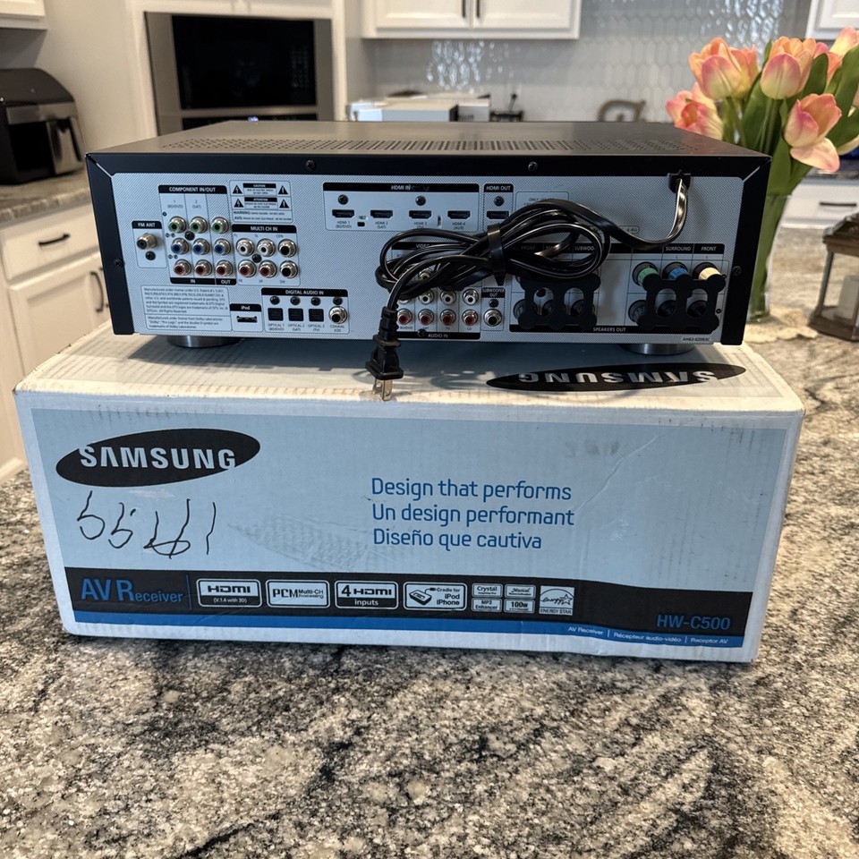 Samsung HW-C500 5.1 Channel 100W AV Receiver Crystal Amp Pro Bow And ...