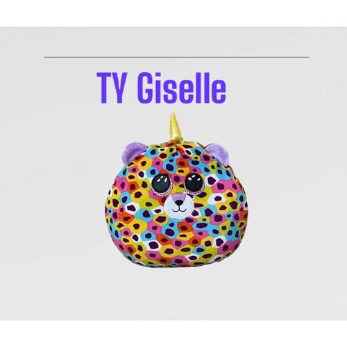TY Squish A Boo Plush Giselle Rainbow Leopard 2021 | eBay