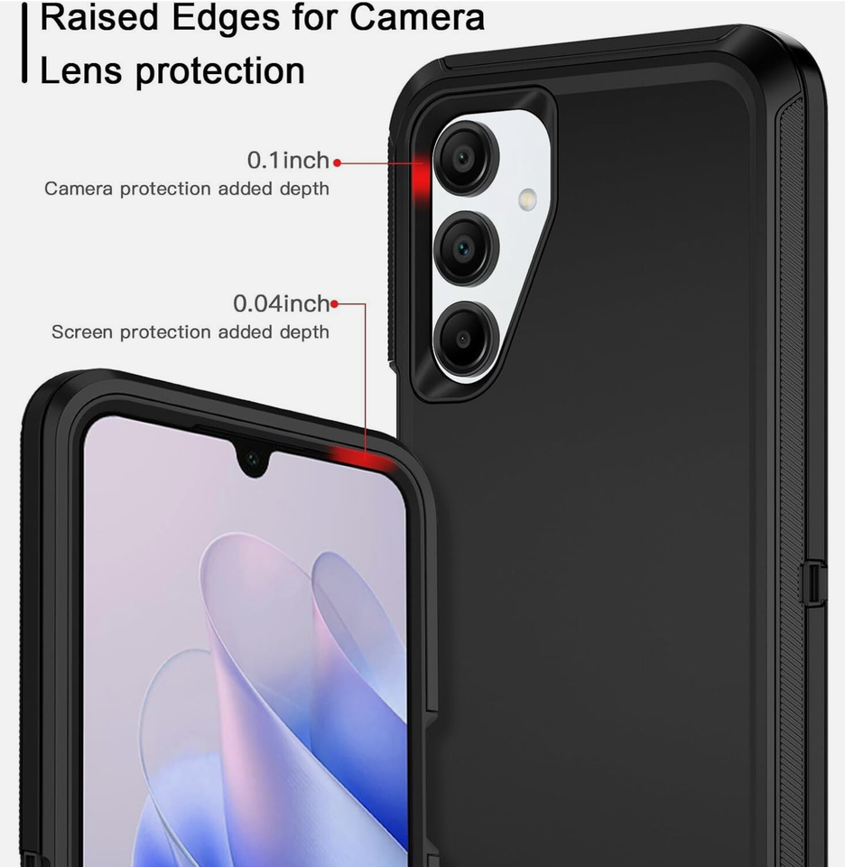 For Samsung ( Galaxy S25 FE ) Defender Case With (Belt Clip Fits ...