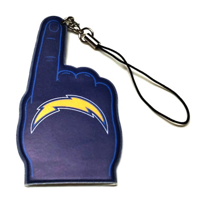 SAN DIEGO CHARGERS DANGLER NFL WERE #1 FINGER PUPPET TWO SIDED FOAM ...