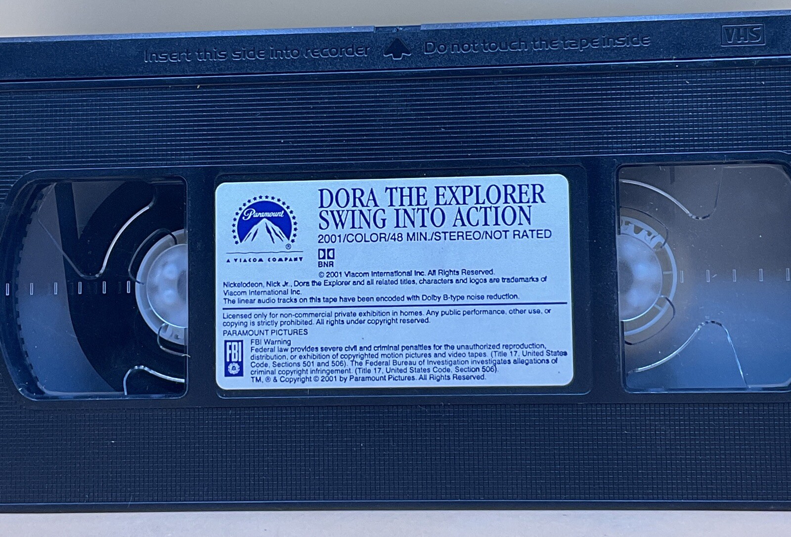 Dora the Explorer - Swing Into Action VHS 2001 Nick Jr Black Tape Only No Box 97368744332 | eBay