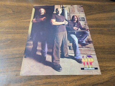 Disturbed 2008 Hit Parader Magazine 8"x11" Mini-Poster Pin-Up | eBay