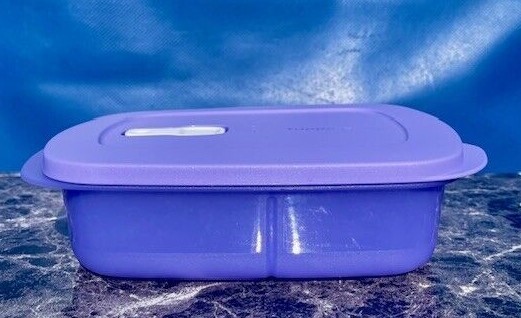 Tupperware Crystalwave Plus Microwave Rectangular Divided Dish ...