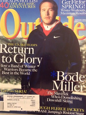 Outside Magazine US Ski Team Bode Miller February 2006 110717nonrh2 | eBay