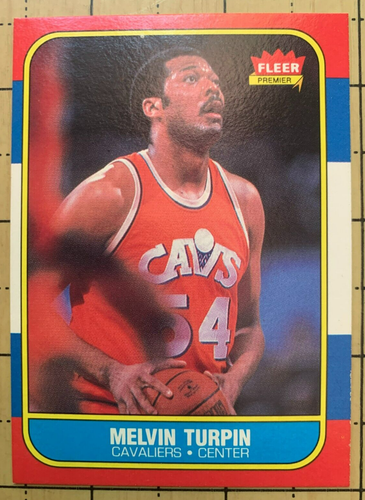 1986-87 FLEER BASKETBALL - MELVIN TURPIN #116 - ROOKIE CARD | eBay