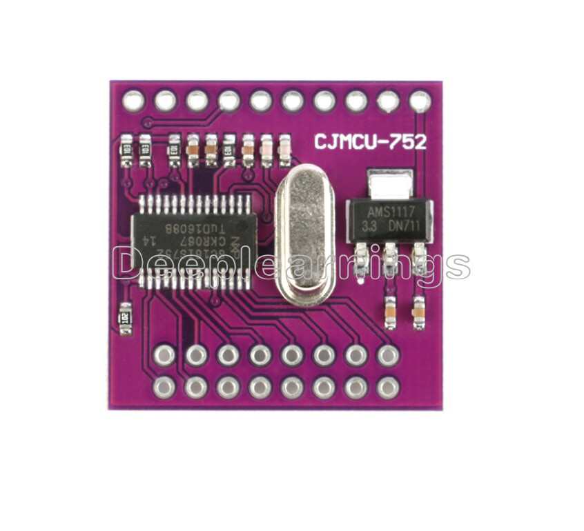 NEW SC16IS752 I2C/SPI bus interface to dual channel UART conversion ...
