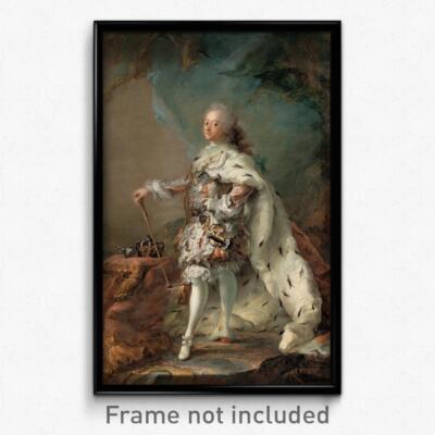 C.G. Pilo - Portrait of Frederik V in Anointment Robe Print 11x17 Art ...