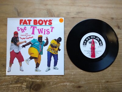 Fat Boys The Twist ft Chubby Checker Excellent 7" Single Vinyl Record ...