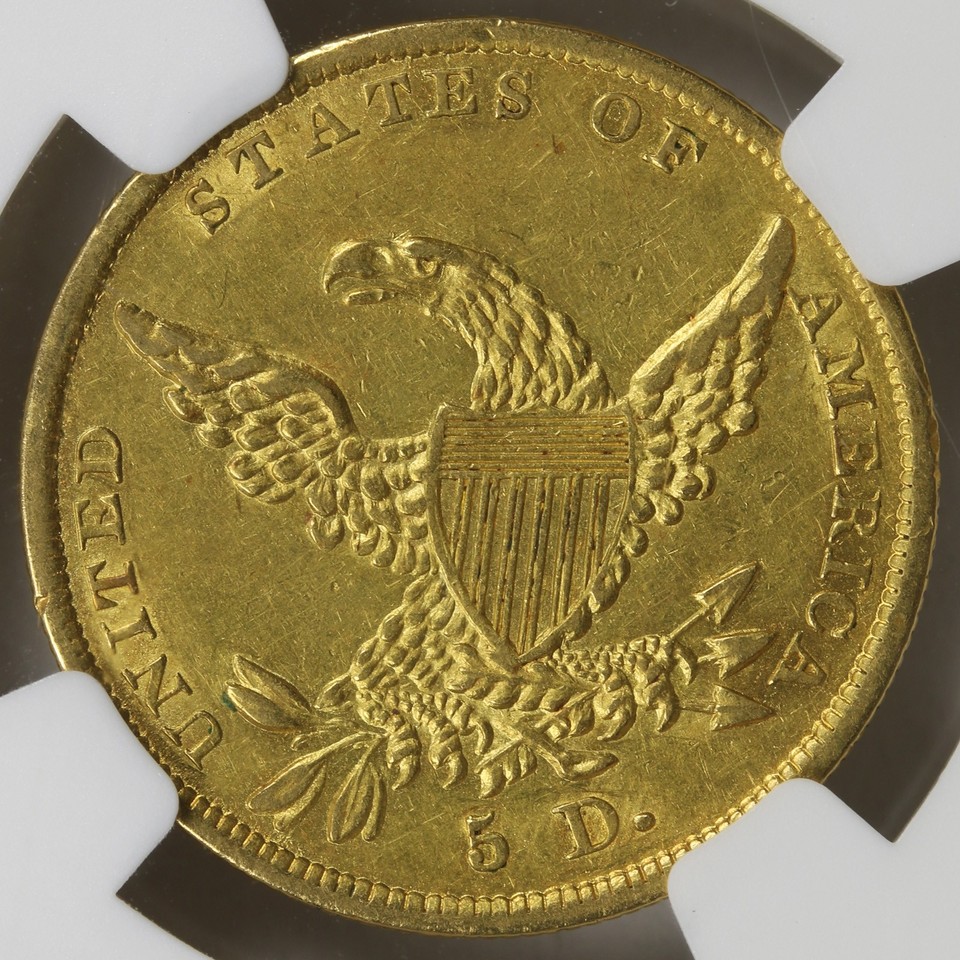 1838 $5 Classic Head Gold Half Eagle NGC AU58 | eBay
