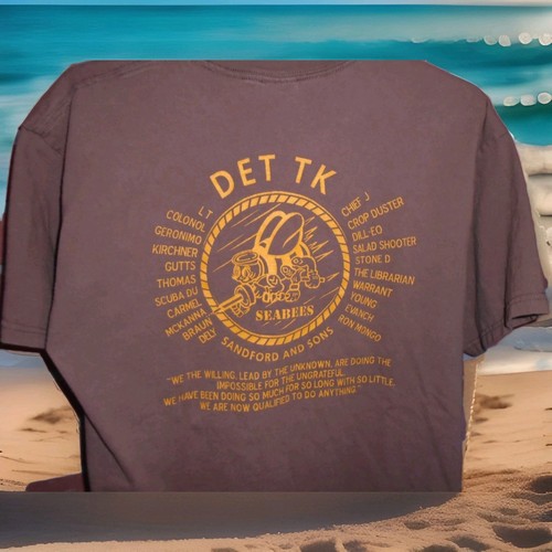 US NAVY SEABEES TSHIRT NMCB-26 DET-TK MENS TSHIRT SIZE LARGE | eBay