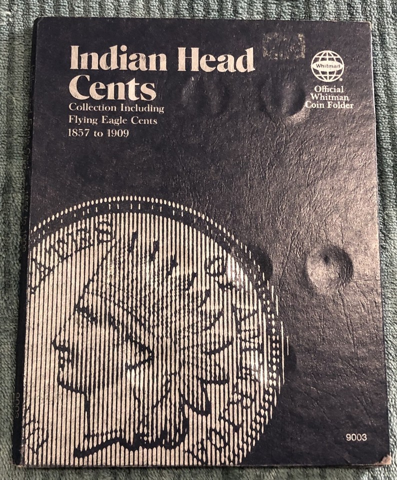 Lot of 9 Flying Eagle & Indian Head Cents in Whitman Coin Folder 9003 ...