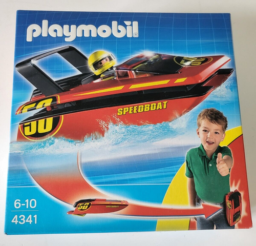 PLAYMOBIL Hors bord Speedboat à emporter réf 4341 dès 6 ans | eBay