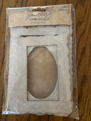Tim Holtz Baseboard Frames Lace TH93786 Only Four Frames in Package New ...
