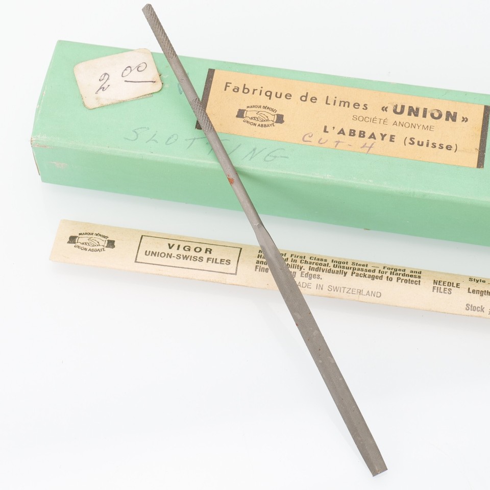 Vigor Swiss Round Needle File Cut 4 Watchmakers Jewelers #1819 (G14D23 ...