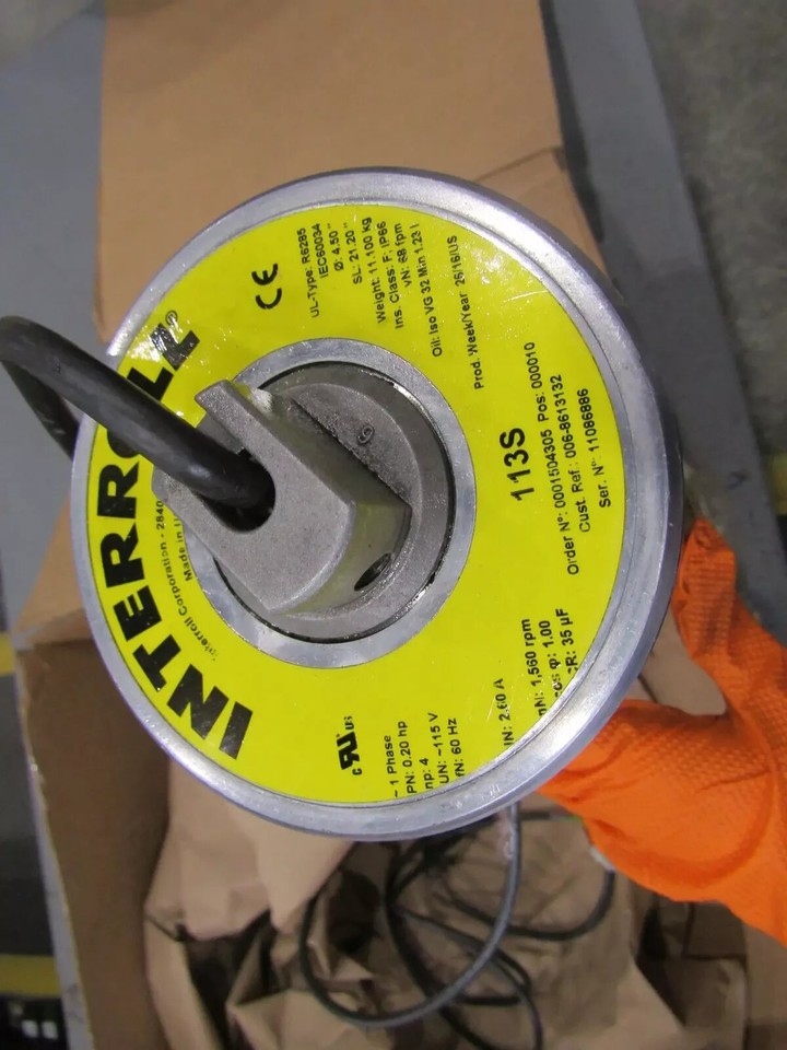 Interroll 113S Belt Conveyor Drum Motor Roller P6113 20"Wide 168FPM ...
