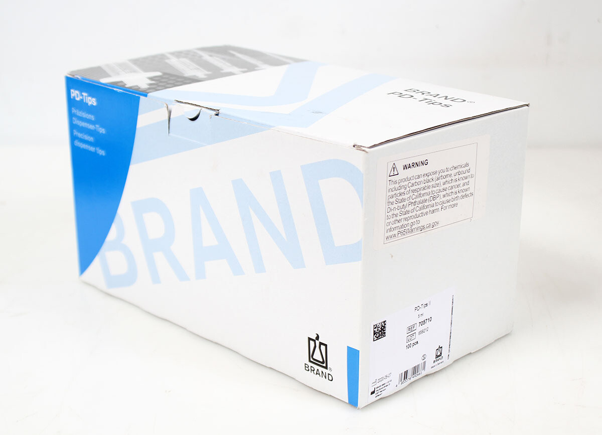 BrandTech PD Tips II Precision Dispenser Tips for Repeating Pipette 5ml ...
