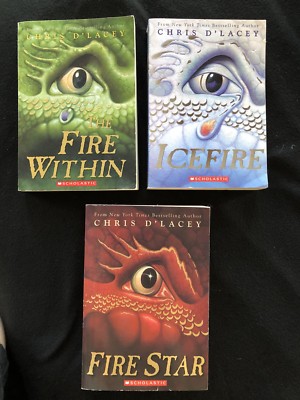 Chris D’Lacey 3 PB Book Lot The Fire Within, Fire Star, The Fire ...