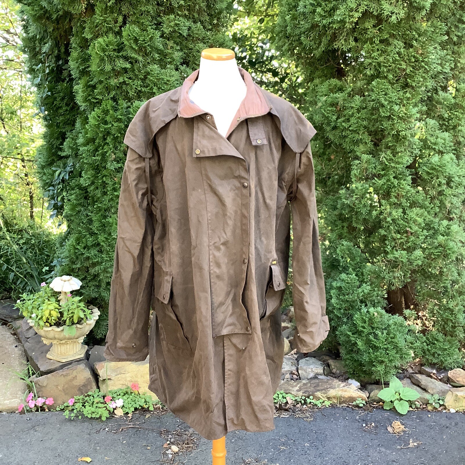 Driza-Bone Australian Legend Brown Oilskin Partial Li… - Gem