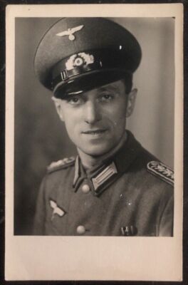 Mint WW2 RPPC Postcard Germany Army Wehrmacht Soldier Potrait Photo B ...