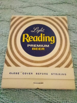 Matchbook Light Reading Premium Beer Large Matchbook | eBay