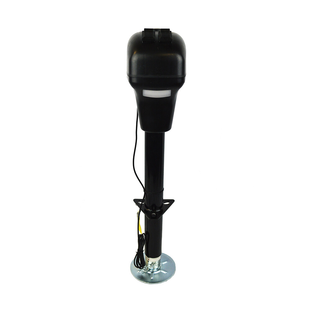 Electric Tongue Jack 3500lb Capacity Black RV Camper Trailer Power Jack ...