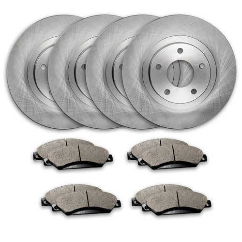 Front & Rear Brake Rotors + Ceramic Pads for 2007-2015 Audi Q7 VW ...
