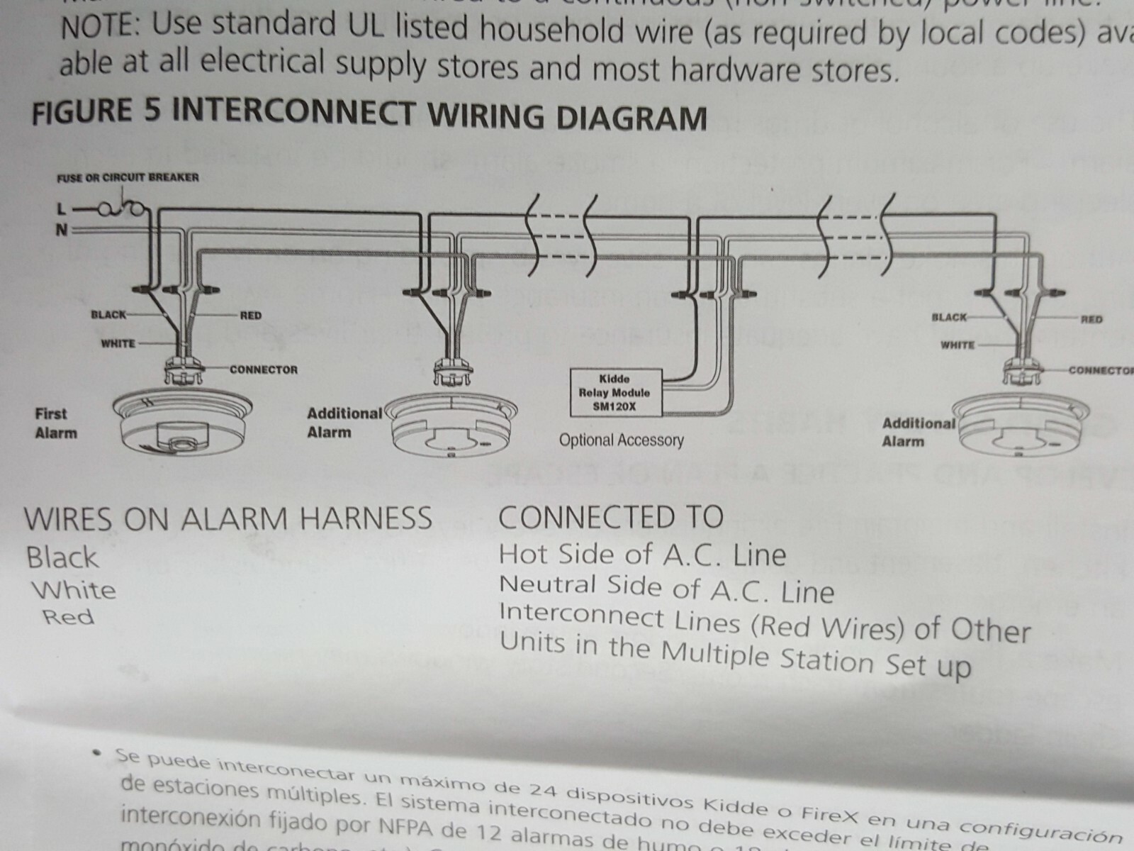 KIDDE i4618 Firex Hardwired Smoke Alarm With Battery Back Up 6 PACK ...