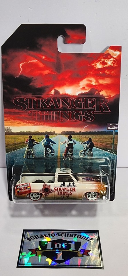 Custom Stranger Things theme Hot Wheels 83 Silverado 3d printed rims ...