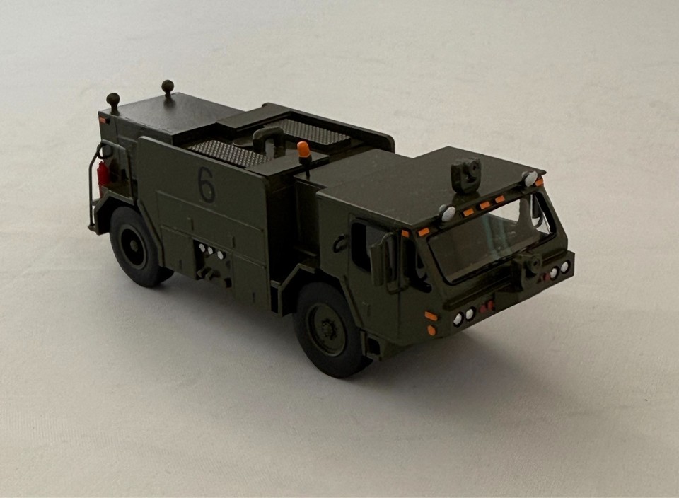 HO 1/87 Oshkosh P19 – Military Firefighter - Ready Made Resin Model | eBay