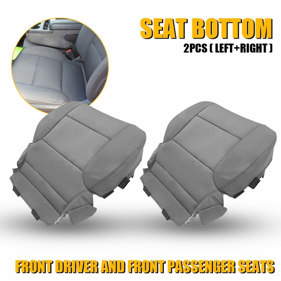 For 14-18 GMC Sierra 1500 2500HD 3500HD Left Right Bottom Cloth Seat ...
