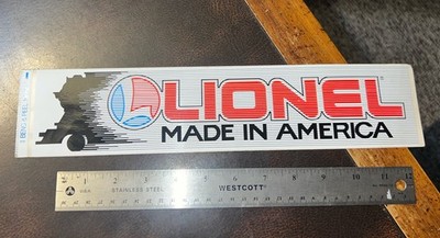 Vintage New Old Stock Lionel Toy Trains Bumper Sticker | eBay
