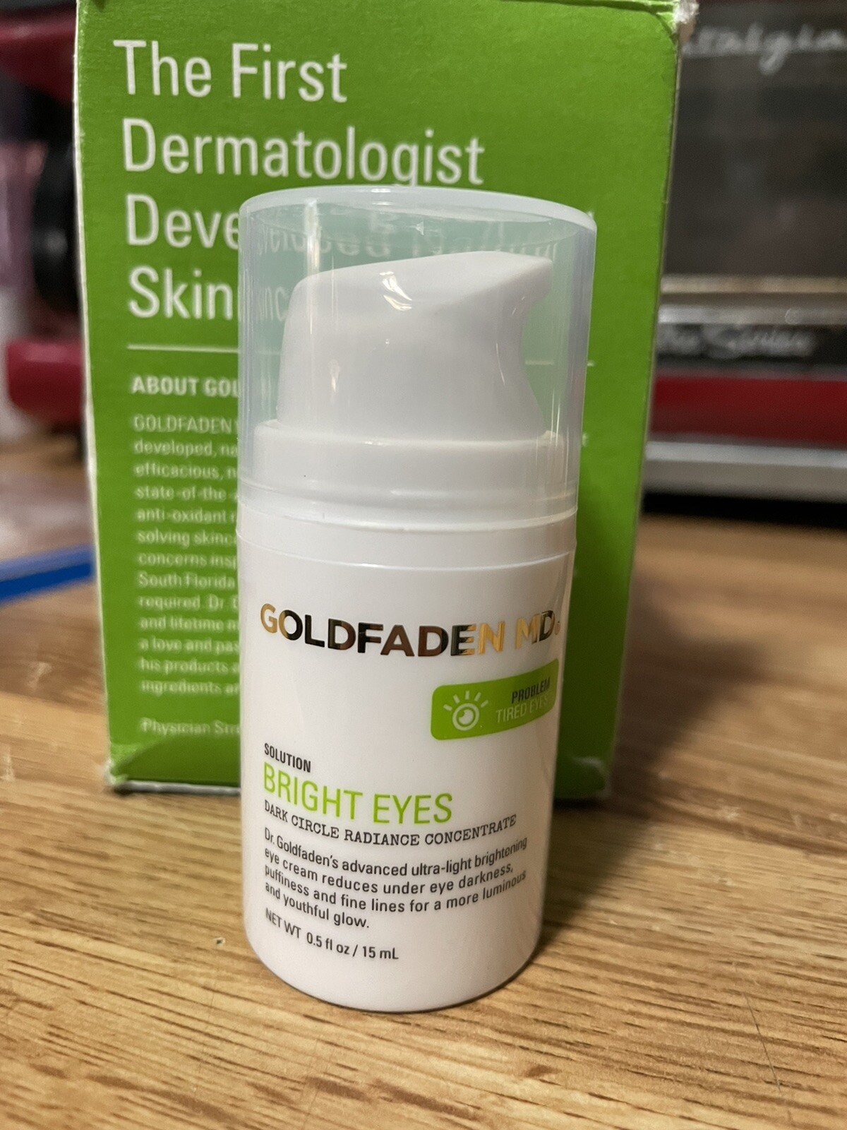 Goldfaden MD Bright Eyes Eye Cream 15 ML 🦋 MSRP $55 🦋 New Without Box ...