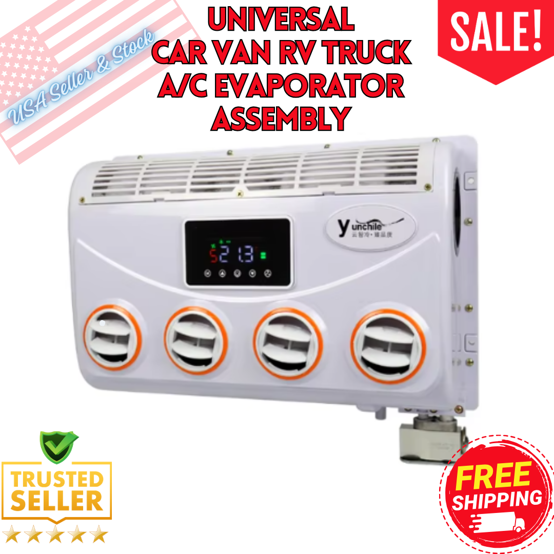 New Universal 12/24V Car Hanging Air Conditioner Fan For Bus Truck ...