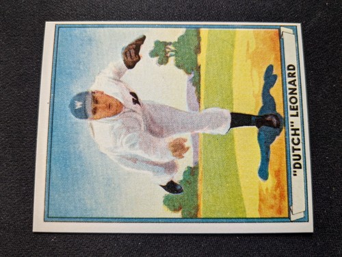 1941 Play Ball Reprint Baseball Card # 24 Dutch Leonard - Washington ...