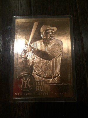 Danbury Mint YANKEES 1996 BABE RUTH #30 22k GOLD FOIL CARD - SEALED | eBay
