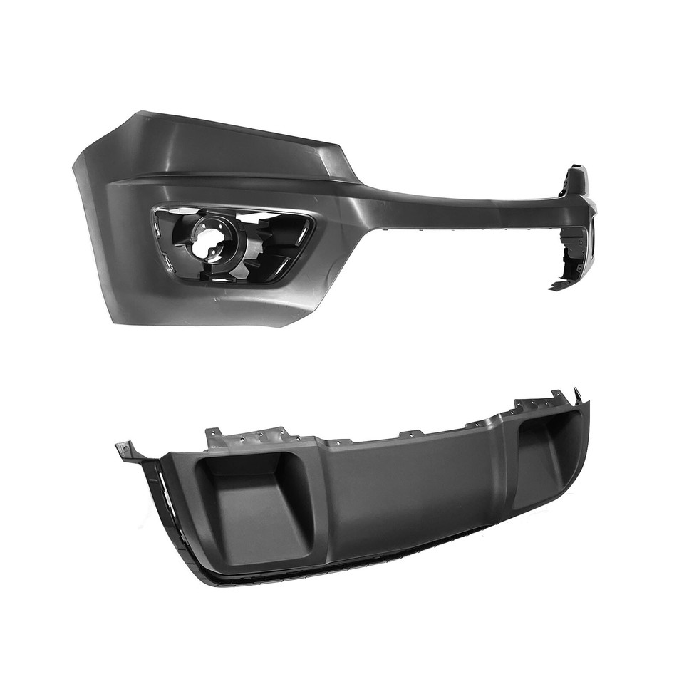 2015-2020 Chevy Colorado Front Upper Bumper Cover & Skid Plate | Black ...